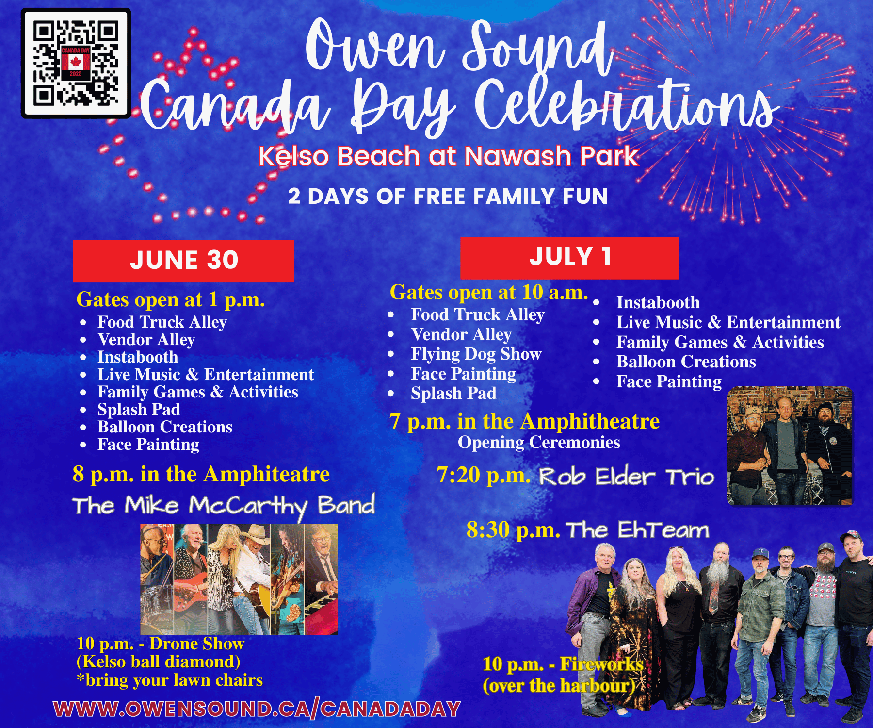 Canada Day ~ 2 Day Celebration in Owen Sound | Events & Festivals ...